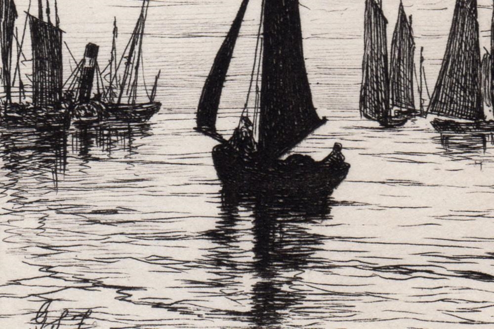 George Stratton Ferrier | Fishing-Boats coming in from the Sea (1879 ...