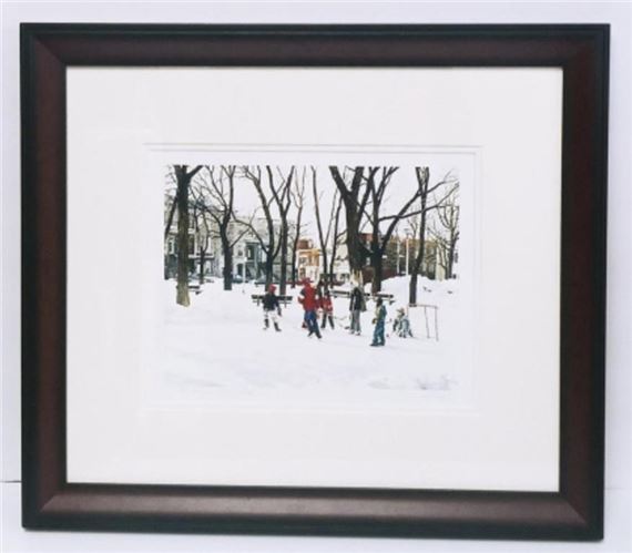 Paul Rupert | Paul Rupert SCA HOCKEY IN THE PARK, Print Signed | MutualArt