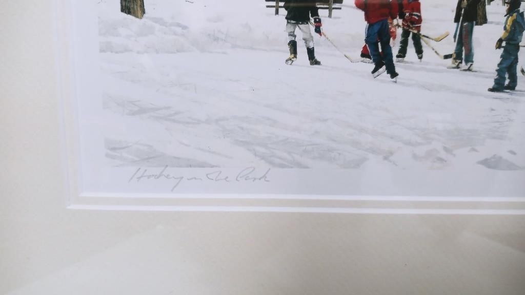 Paul Rupert | Paul Rupert SCA HOCKEY IN THE PARK, Print Signed | MutualArt