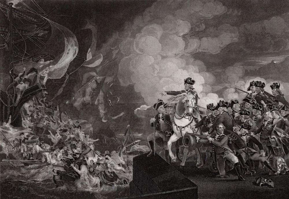 John Singleton Copley | 1800s John S Copley Engraving The Siege of ...