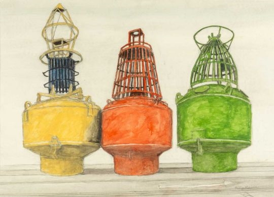 Philip Muirden | Painted Buoys | MutualArt