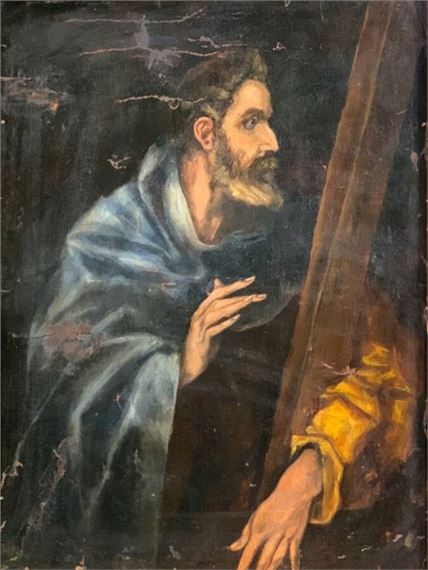 El Greco | 17th century SPANISH school, after El Greco Saint Philip the ...
