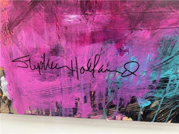 Stephen Holland | STEPHEN HOLLAND TIGER WOODS ORIGINAL PAINTING | MutualArt