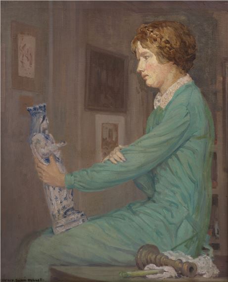 Henry Salem Hubbell | Henry Salem Hubbell ''Figure of Antiquity'' Oil ...