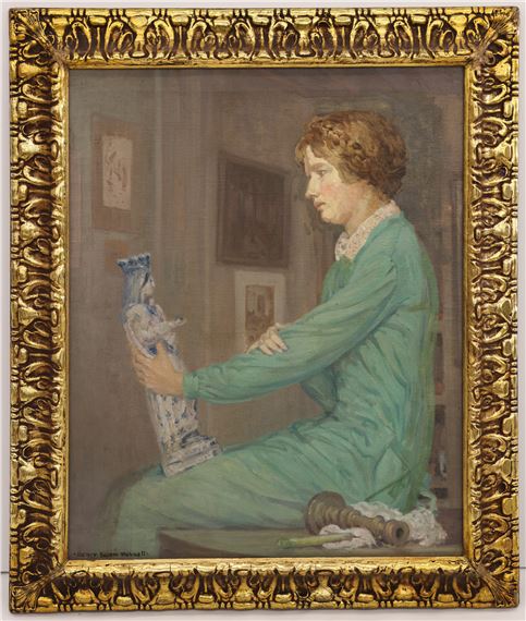 Henry Salem Hubbell | Henry Salem Hubbell ''Figure of Antiquity'' Oil ...