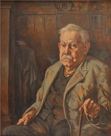 H. J. Yates | H J Yates Head and shoulders portrait of John Cole Oil on ...