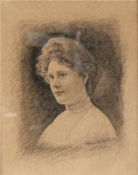 Adolf Neidhardt | PORTRAIT OF A LADY IN PEARLS (5) | MutualArt