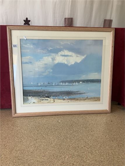 Robert King | COWES WEEK AT LEPE | MutualArt