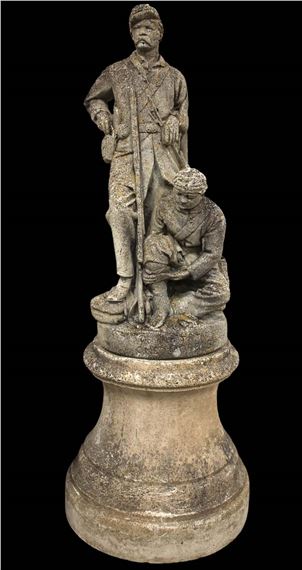 John Rogers | Large Antique Concrete Sculpture Statue After JOHN ROGERS ...