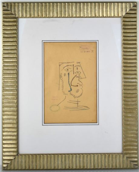 Marina Picasso | Pablo Picasso drawing dated 1964 (1964) | MutualArt