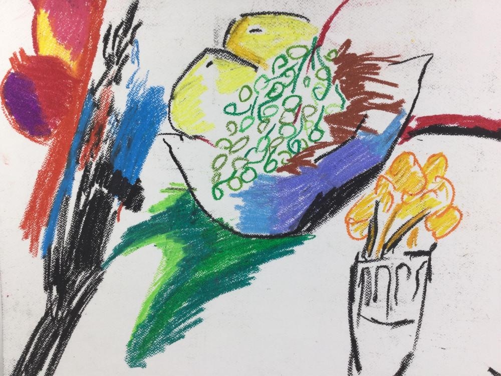 Manoucher Yektai | Manoucher Yektai Mixed Media Still Life | MutualArt