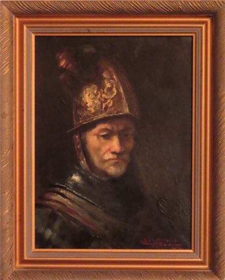 Antonio Godoy | Antonio Godoy 20th century Oil on Canvas portrait of a ...