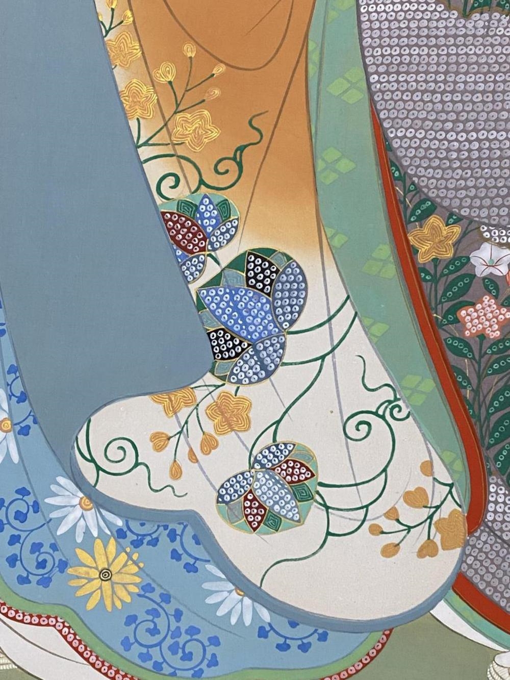 Yamada Akiune | Large Japanese Painting on Silk by Yamada Akiune ...