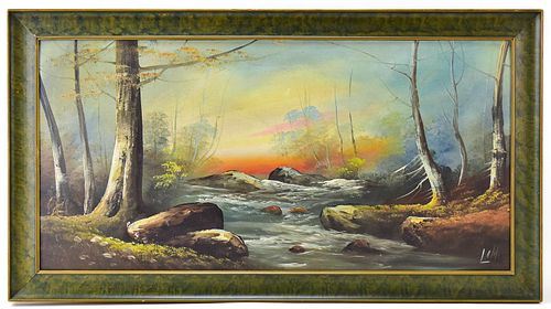 Harry Leonard Lopp | HARRY LEONARD LOPP SUNSET LANDSCAPE | MutualArt