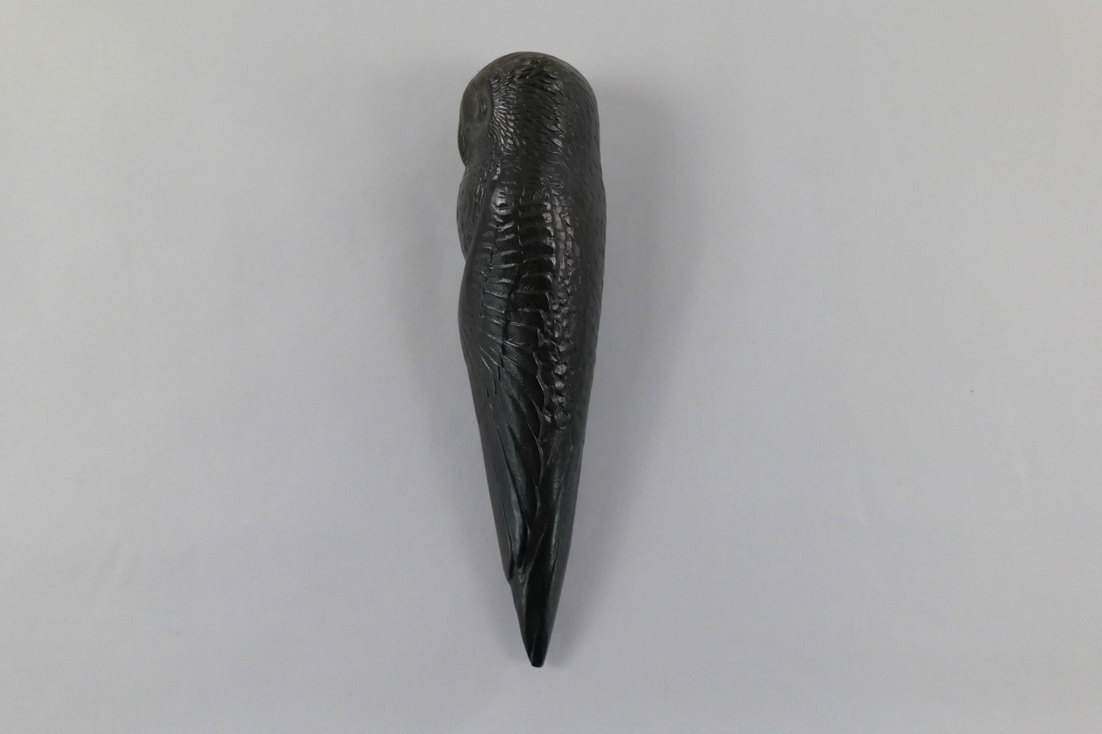 Agelio Batle | Graphite Object Owl Sculpture by Agelio Batle | MutualArt