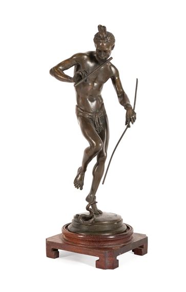 Charles Arthur Bourgeois | THE SNAKE CHARMER (1863) | MutualArt