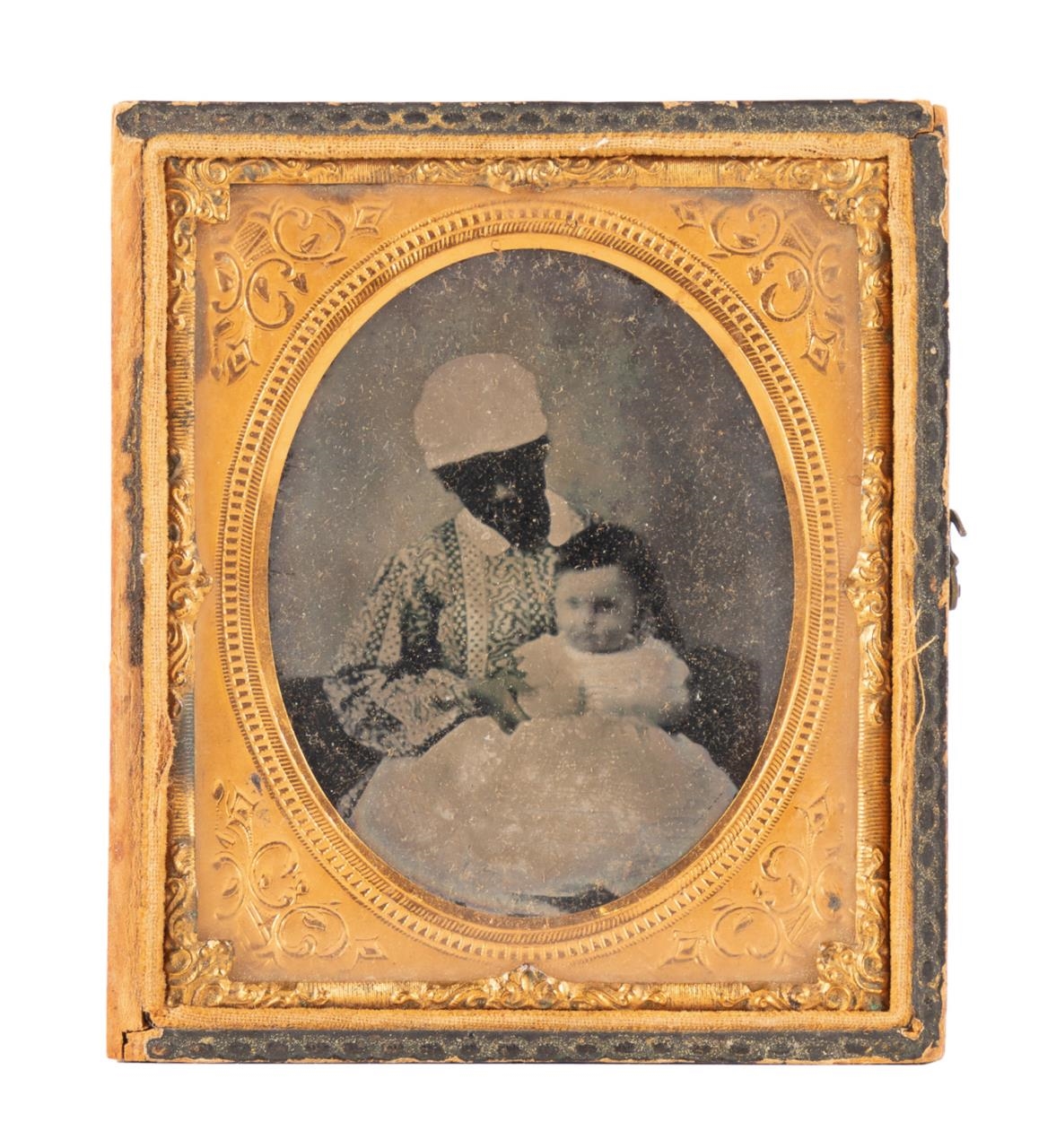 American School, 19th Century | AFRICAN AMERICAN WOMAN AND WHITE CHILD ...