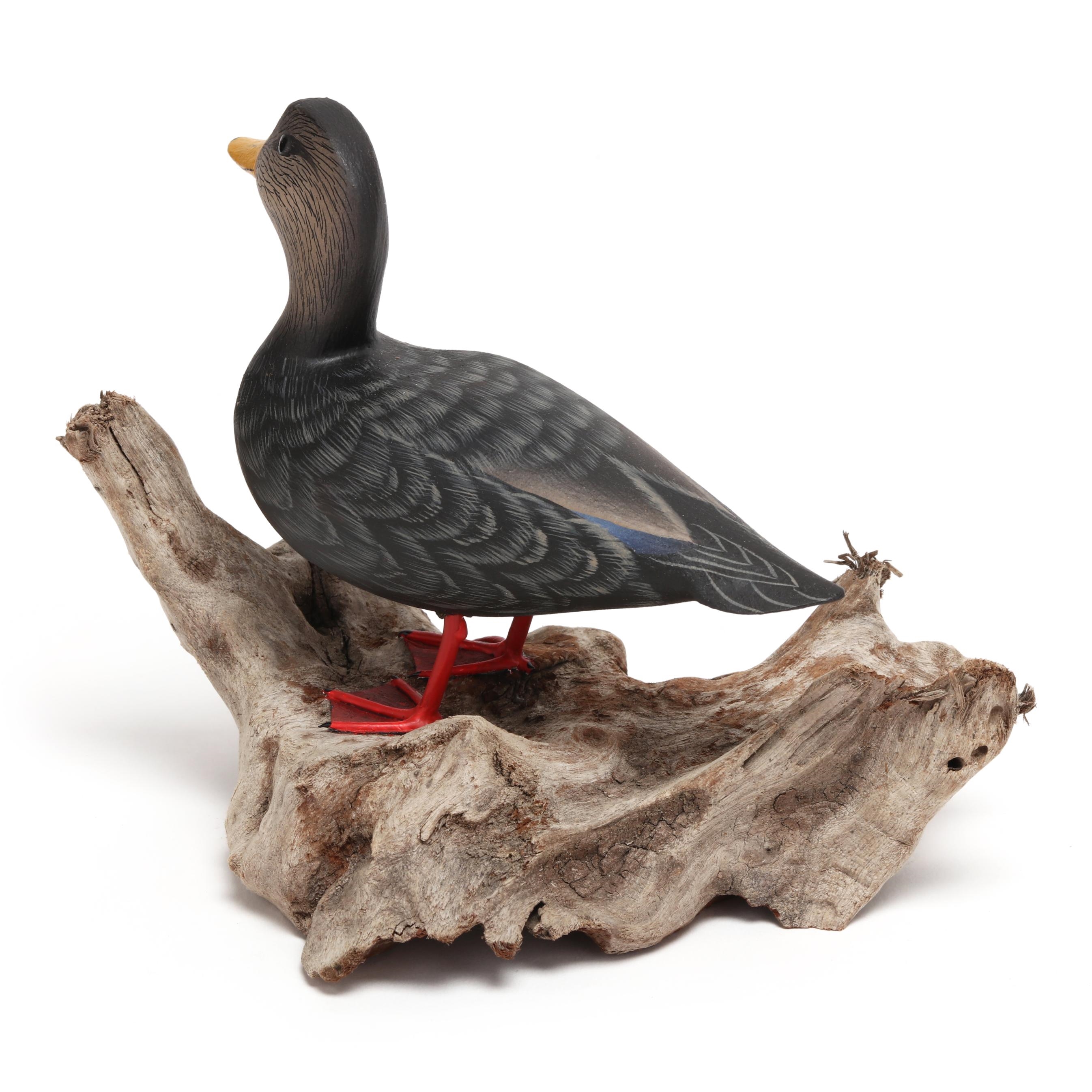 Curtis Waterfield | Three Miniature Waterfowl Carvings | MutualArt