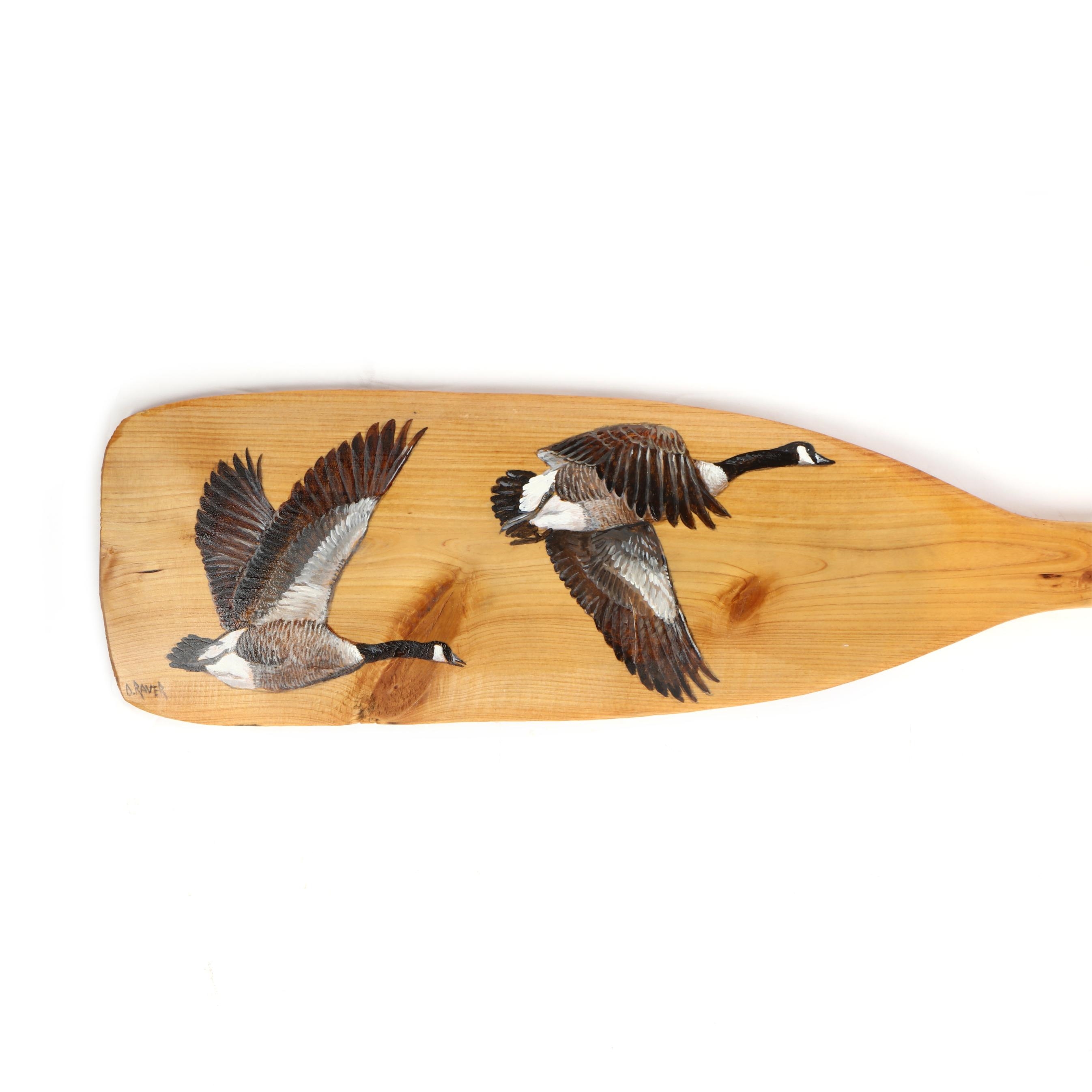 Duane Raver Jr. | Geese on Paddle | MutualArt
