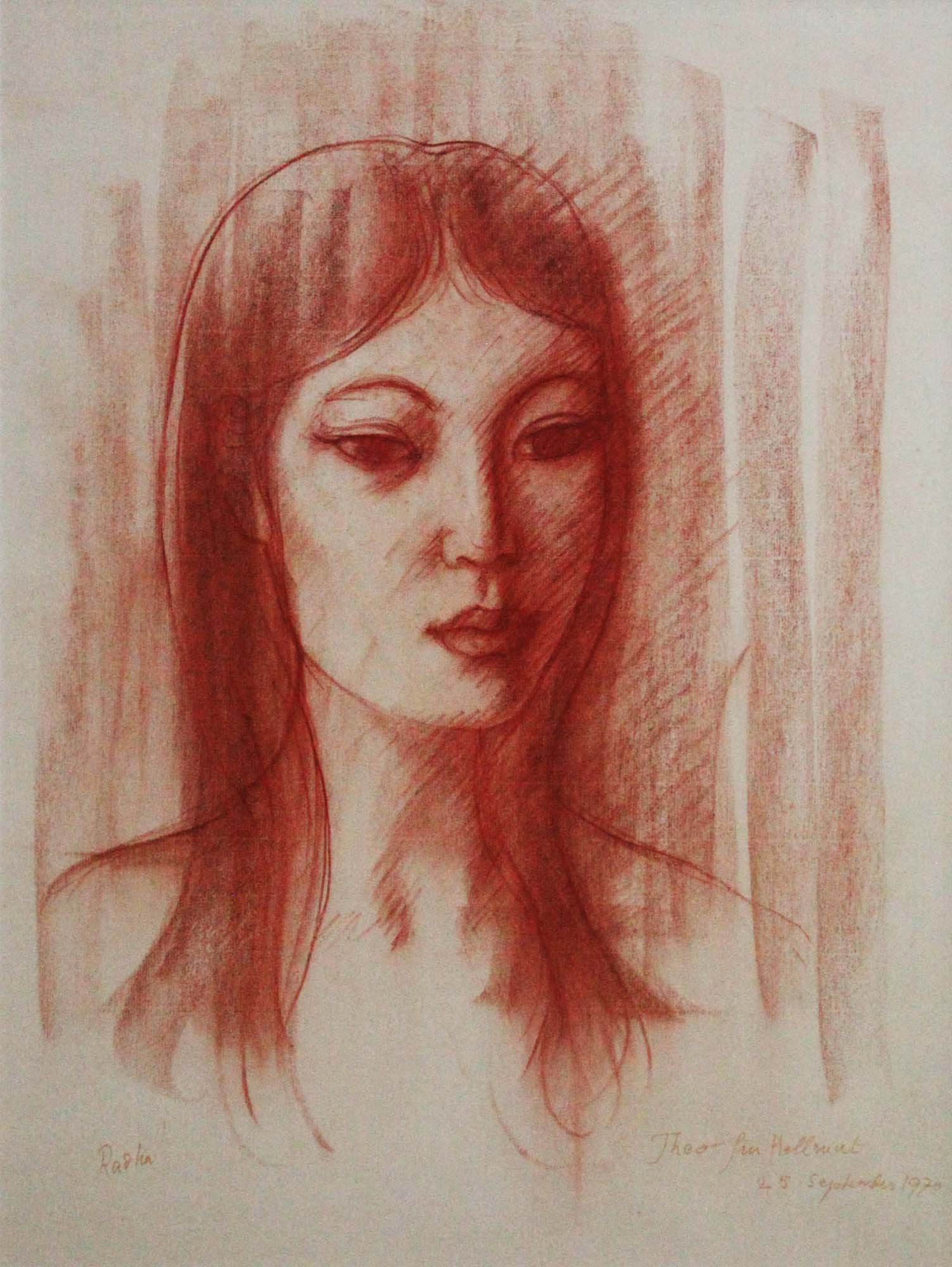 Theo Meier | PORTRAIT OF A YOUNG BALINESE GIRL (1954) | MutualArt