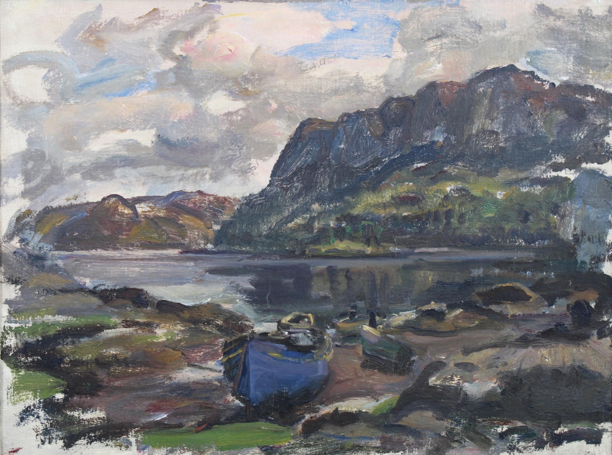 David Macbeth Sutherland | LOOKING TOWARDS DUNCRAIG FROM PLOCKTON ...