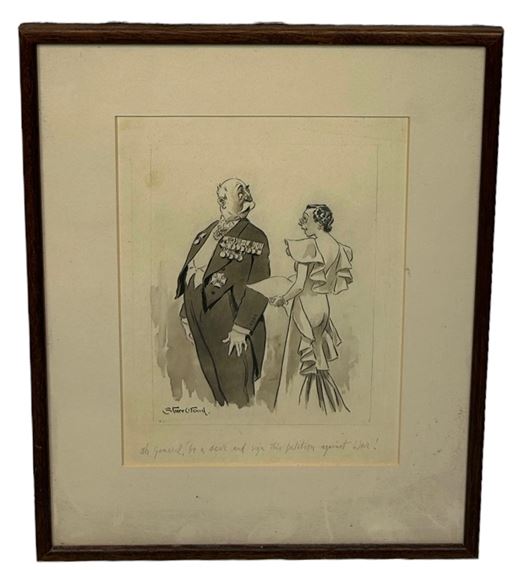 Stanley L. Wood | A PEN AND WASH CARTOON CAPTIONED IN PENCIL 'OH ...