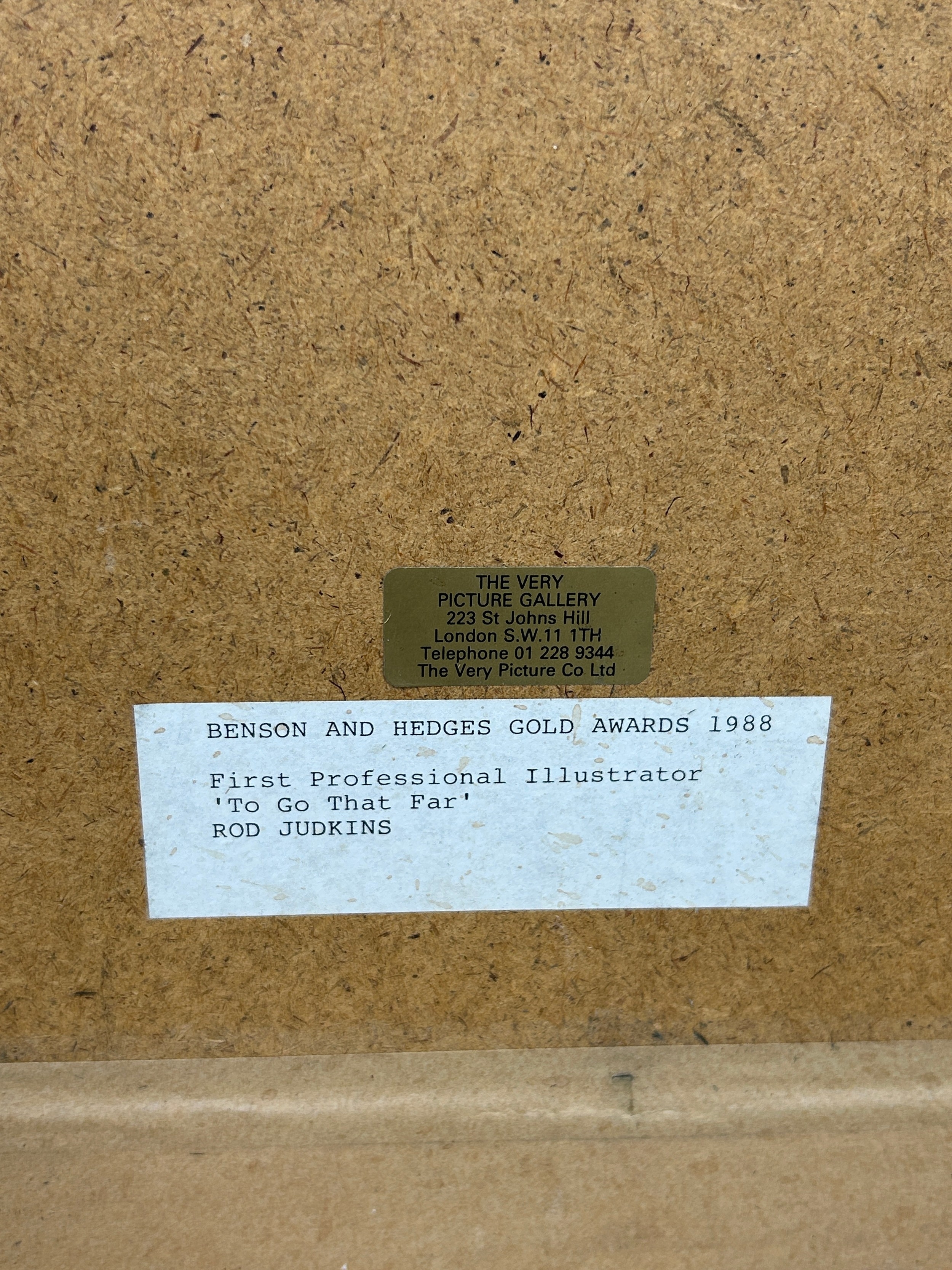 Rod Judkins | Benson and Hedges Gold Awards. First Professional ...