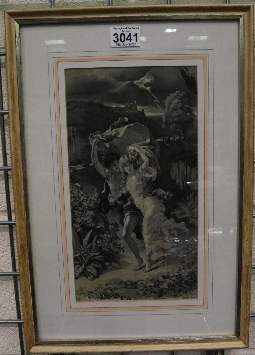 Pierre-Auguste Cot | a Stevengraph style Jacquard woven picture, After ...