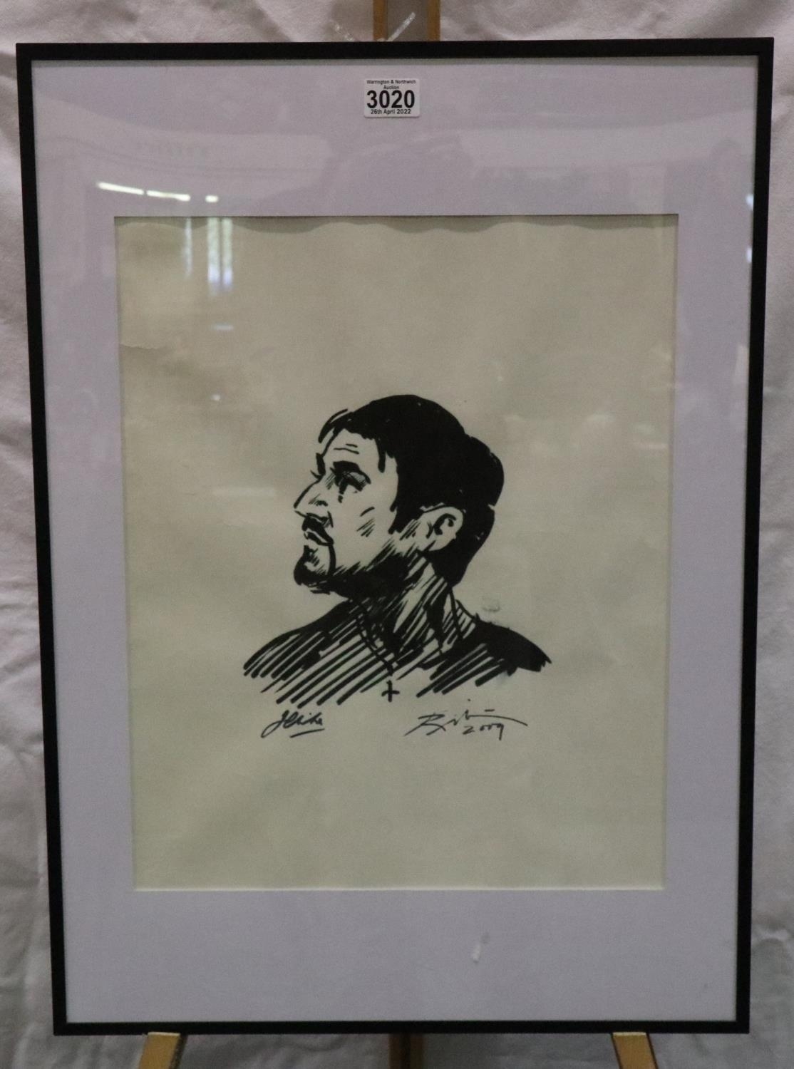 Harold Riley | portrait of opera singer John Christo, produced as a run ...