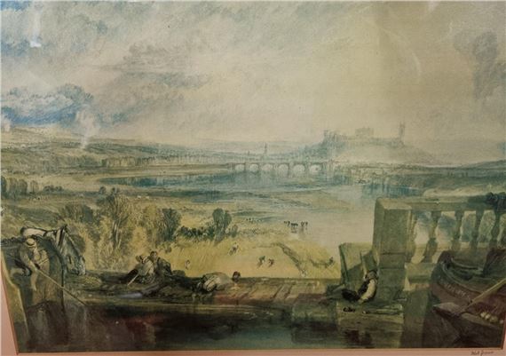 Joseph Mallord William Turner | COLOGNE FROM THE RIVER | MutualArt