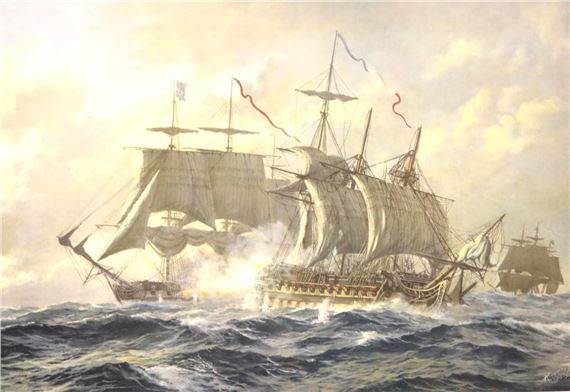 Kenneth Jepson | of sailing ships Man o War by (1932) | MutualArt