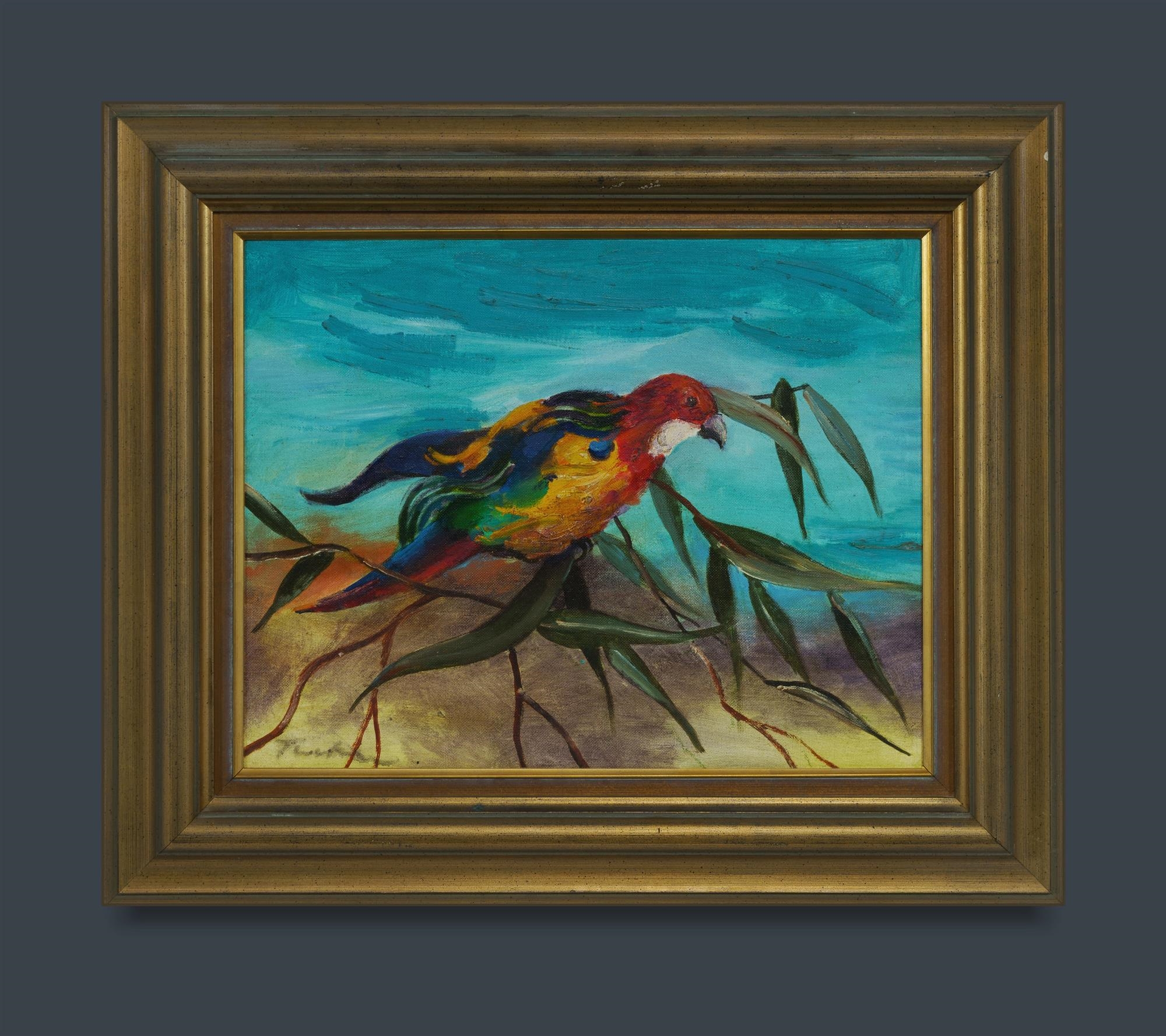 Albert Tucker | Parrot in Gum (Circa 1980s) | MutualArt