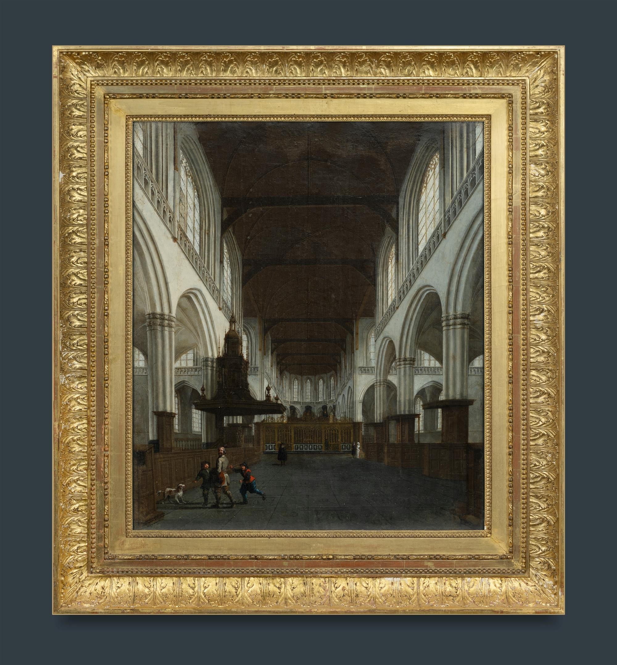 Isaac van Nickelen | Interior of St Bavo Church | MutualArt