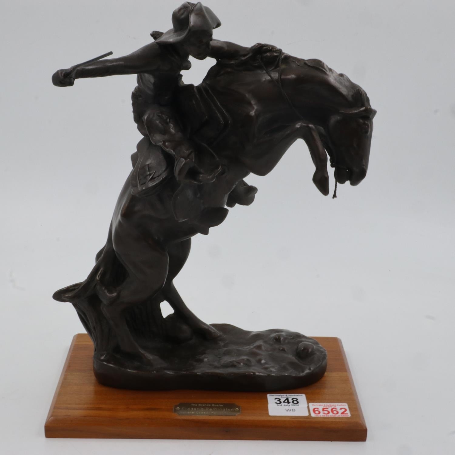 Frederic Remington | The Bronco Buster | MutualArt