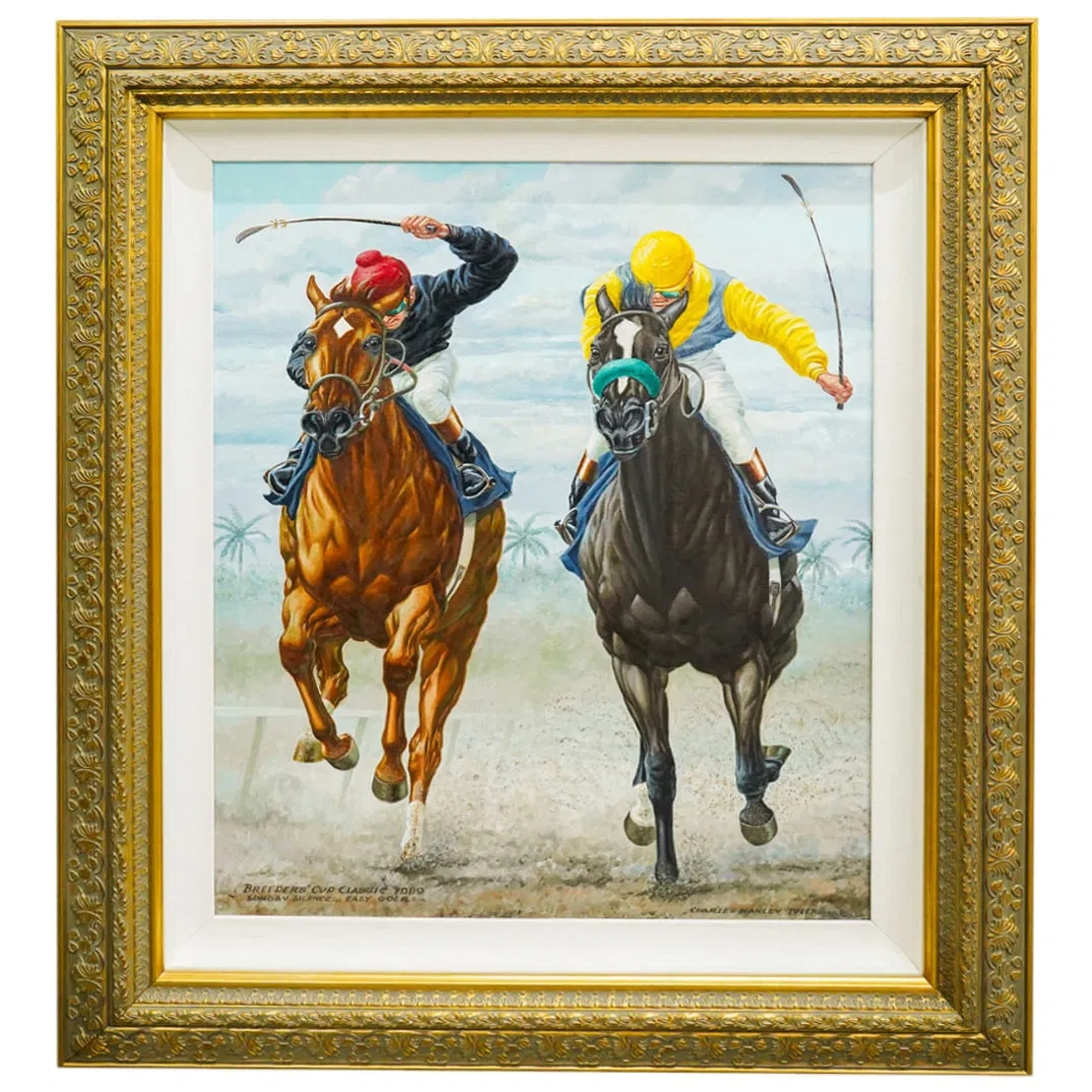 Charles Manley Tyler | Equine Portrait of Thoroughbred Amerigo (1963 ...