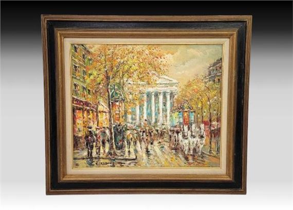 Xavier Rabous | Xavier Rabous Street Scene | MutualArt