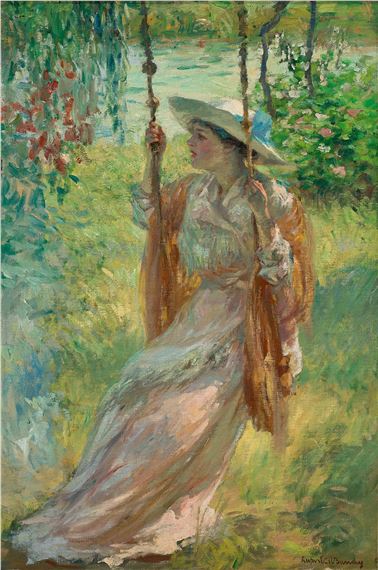 Rupert Bunny | THE SWING (Circa 1913) | MutualArt