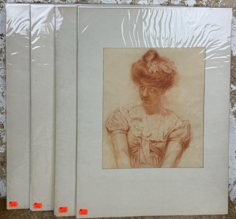 Henry Eugene Fritz | Female bust studies | MutualArt