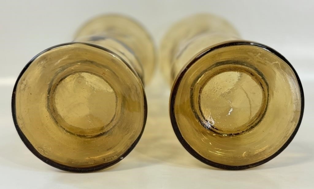 Mary Gregory | STUNNING VICTORIAN MARY GREGORY LARGE VASES | MutualArt