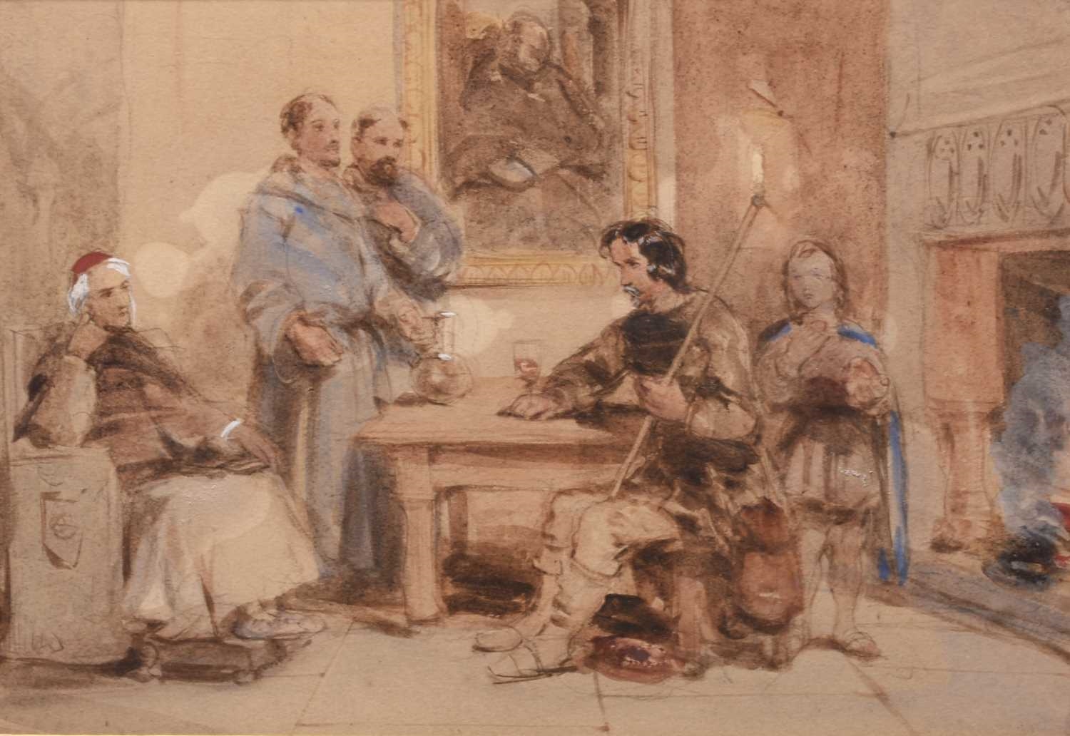 George Cattermole | Henry VIII seated in an interior with attendants ...