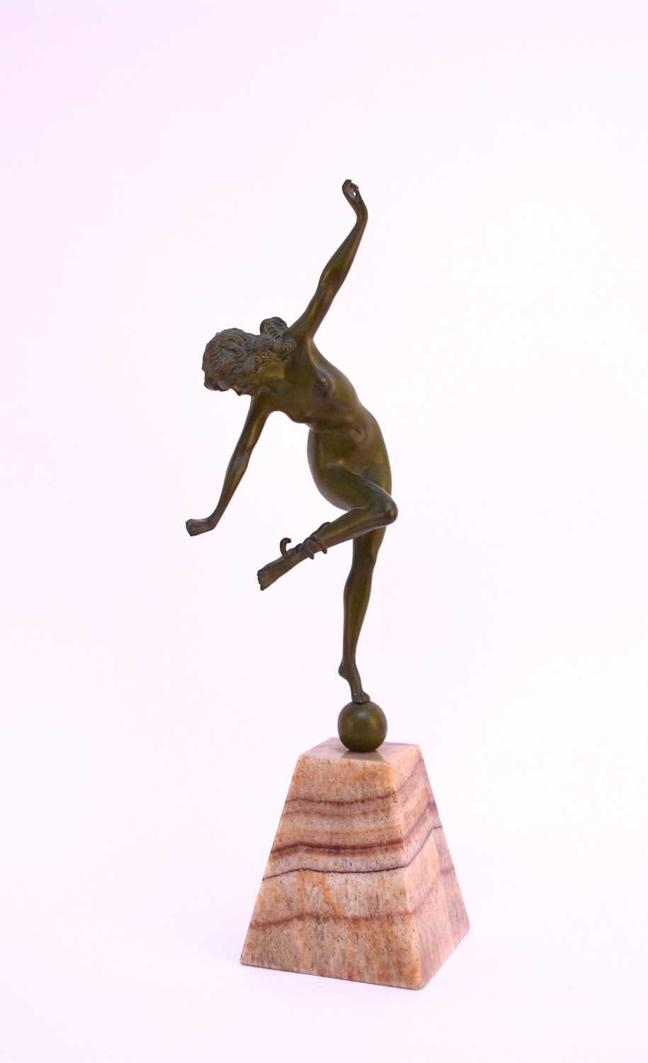 Claire Jeanne Roberte Colinet | An Art Deco model of the 'Snake Dancer ...