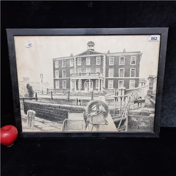 Mike Carroll | A fabulous original ink sketch drawing featuring a study ...