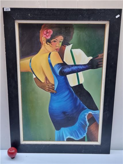 Bill Brauer | A very large original oil on canvas painting after a work ...