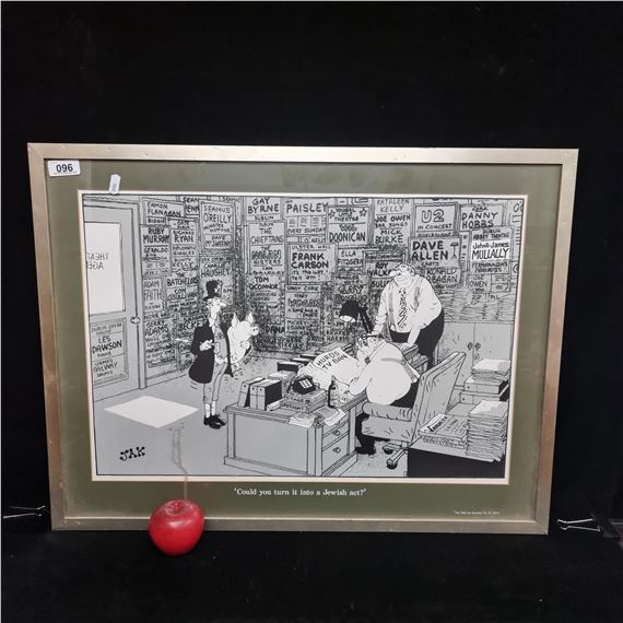 Raymond Jackson | A very large framed caricature from The Mail, October ...