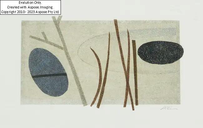 Angie Lewin | Pebble & Buried Shell (2006) | MutualArt