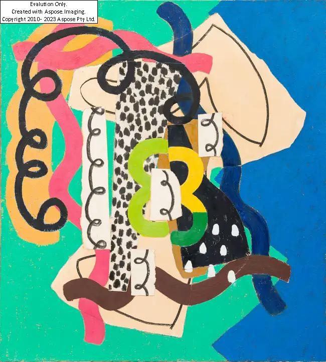 Derek Roberts | Torn Paper Collage No.1 (94) | MutualArt