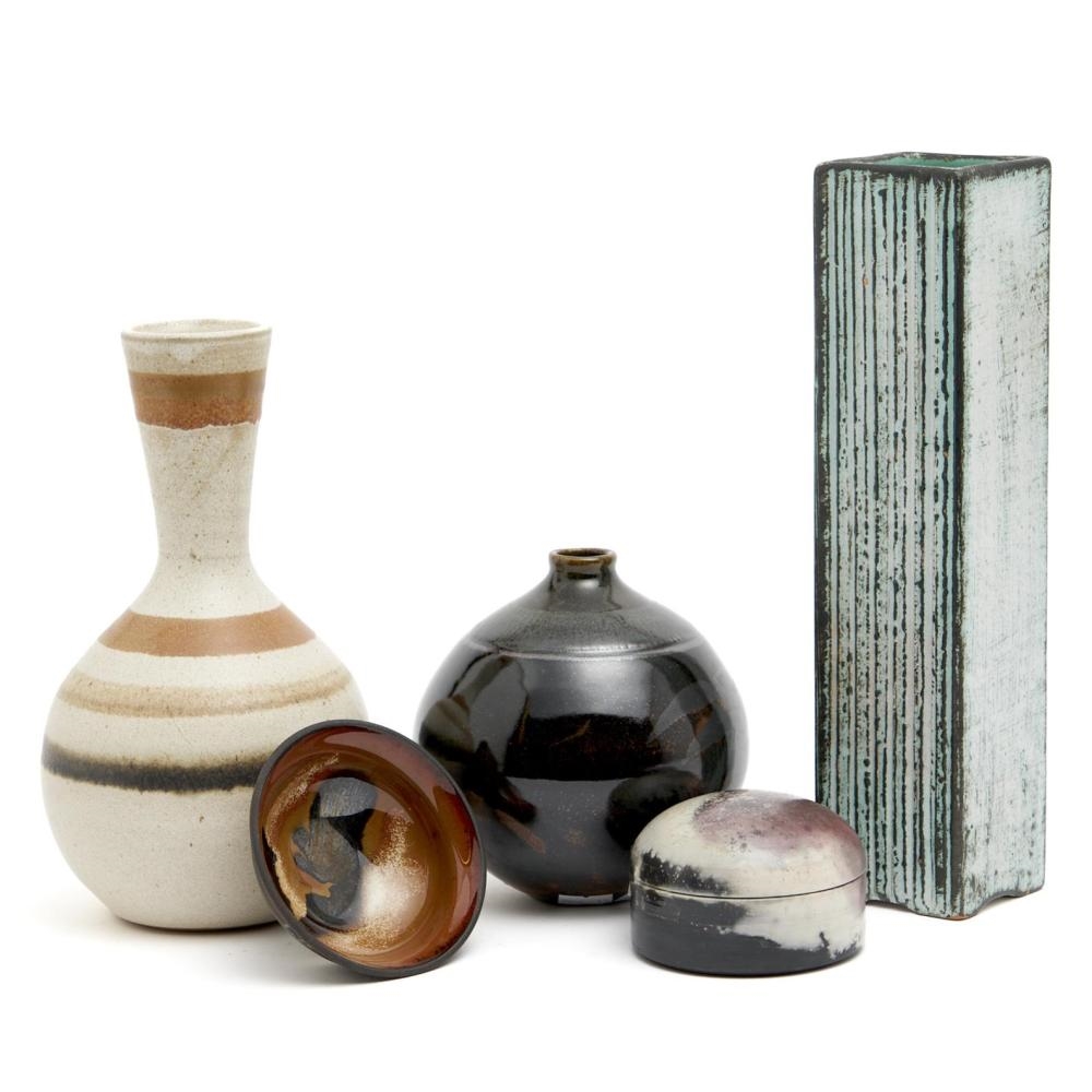 Malcolm Cooke | FIVE PIECES OF AUSTRALIAN POTTERY BY ELSA ARDEN | MutualArt