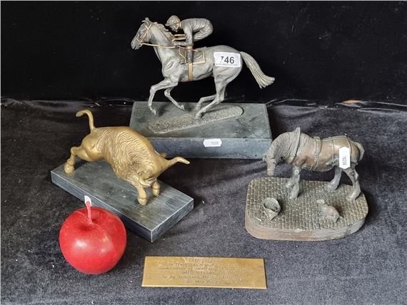 Charles Haughey | Three sculptures animal related sculptures, including ...
