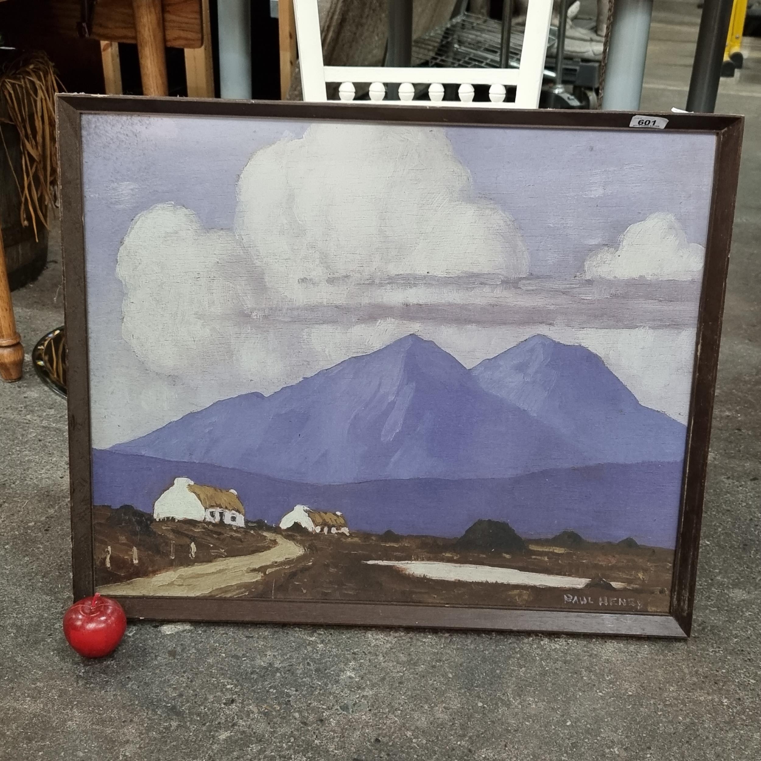 Paul Henry | A very large framed of Paul Henry's West of Ireland ...