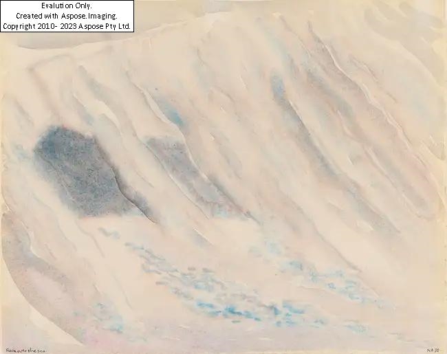 Norman Adams | Rain over the Sea (1970) | MutualArt